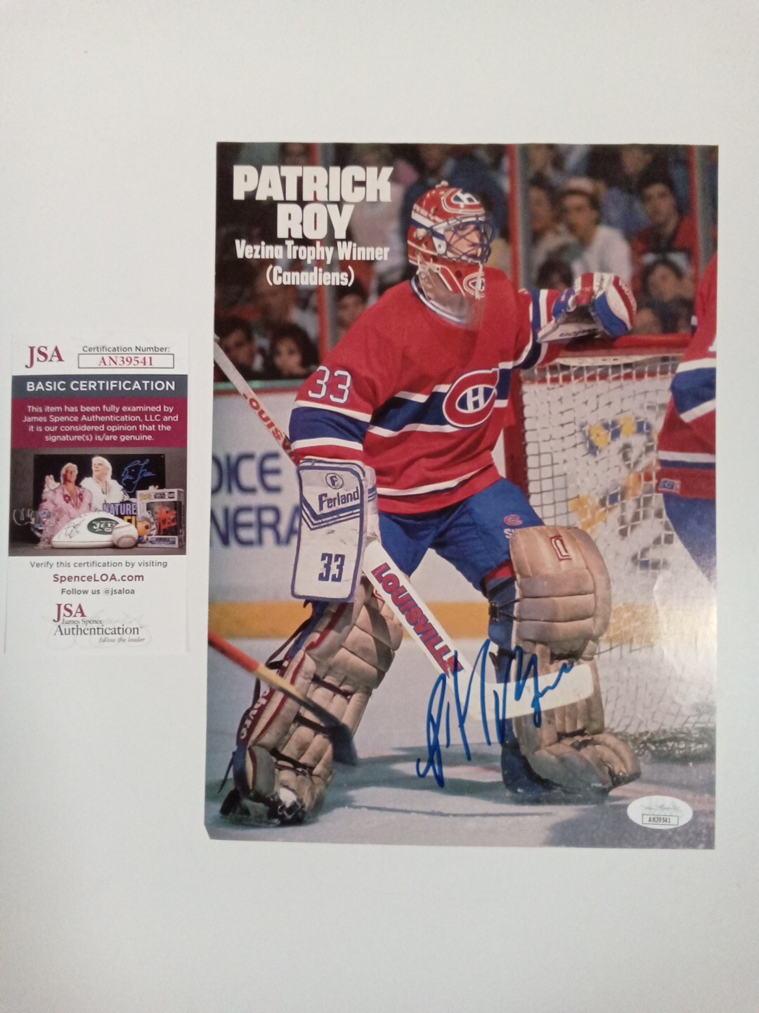 Patrick Roy Signed Autograph Magazine Page JSA -1 # | eBay