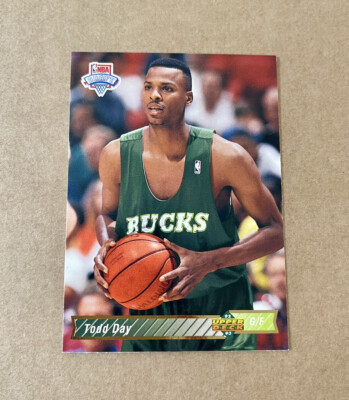 1992-93 NBA Upper Deck Todd Day RC Rookie #20 🔥 Milwaukee Bucks | eBay ...