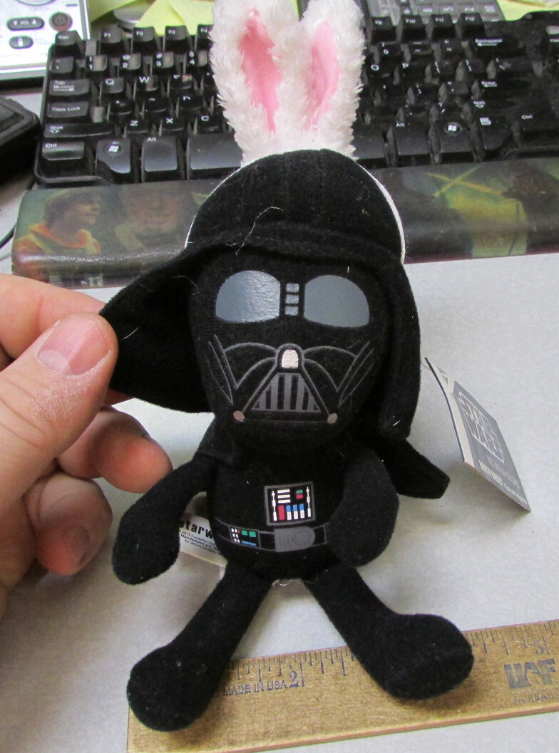 Star Wars Darth Vader Plush toy, by Galerie, Darth Vader with Rabbit ...