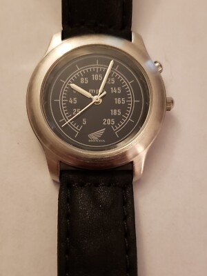 Honda MPH Limited Edition PR-1132 Watch Fossil w/ Leather Band Tested ...