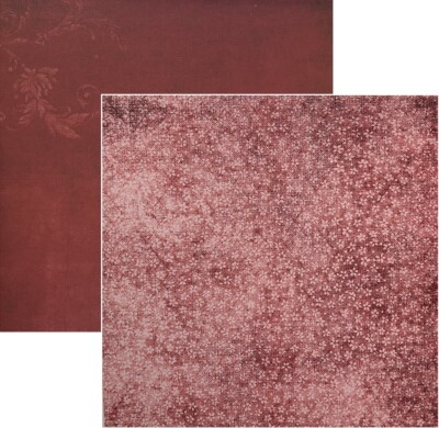 Flowers & Texture, red, DS scrapbook paper - Scrappin Sports #1098 | eBay