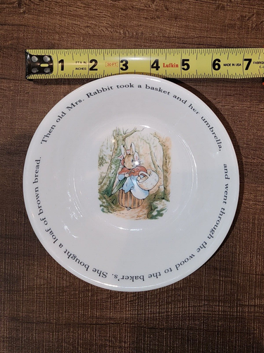 Peter Rabbit Cereal Bowl Wedgewood China Vintage England | eBay