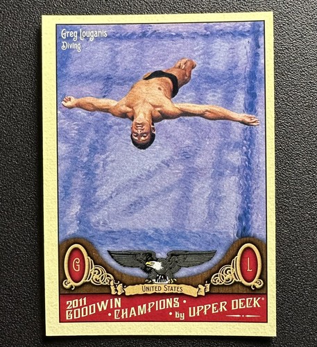 2011 Upper Deck Goodwin Champions #22 GREG LOUGANIS Driving card ...