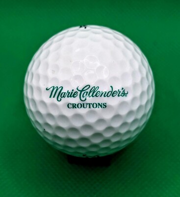 Vintage Marie Callender's Croutons logo golf ball | eBay
