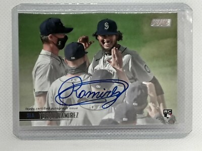 Yohan Ramirez 2021 Topps Stadium Club - RC On Card AUTO - Seattle ...