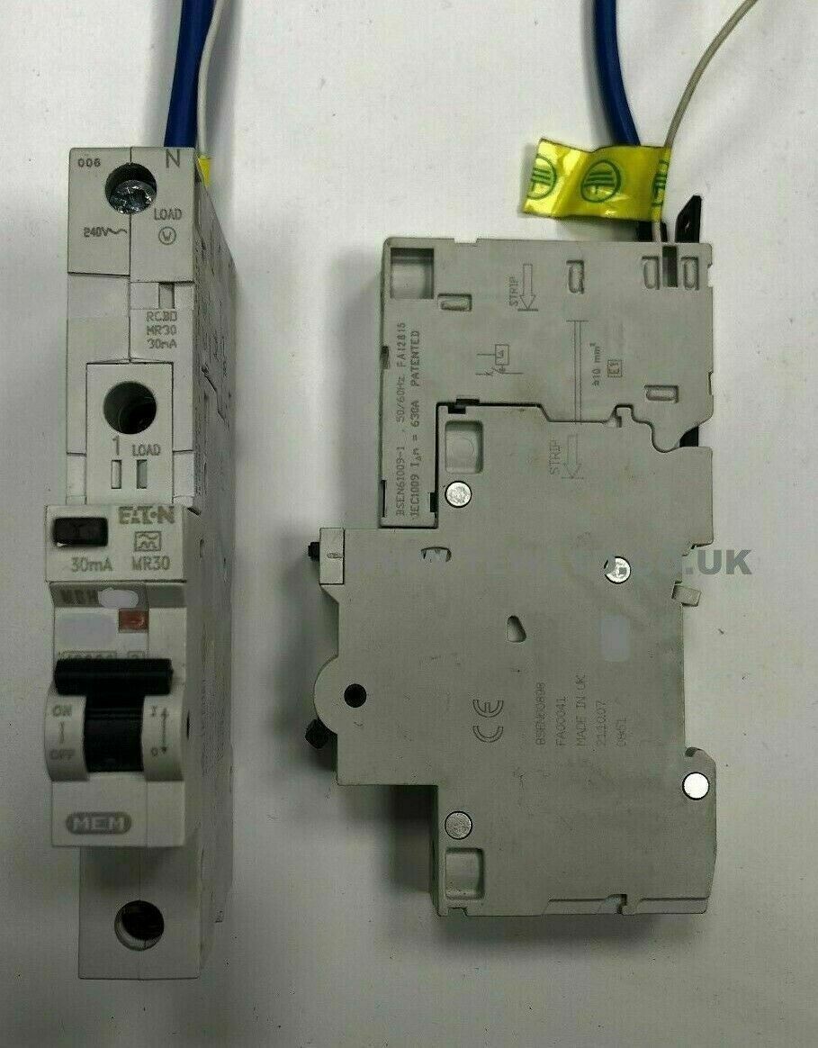 Memshield 2 MEM Eaton RCBO 30ma 6A 10A 16A 20A 32A MR30 h30 Pod | eBay UK