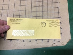 Original: 1948 TREASURY DEPARTMENT envelope only | eBay