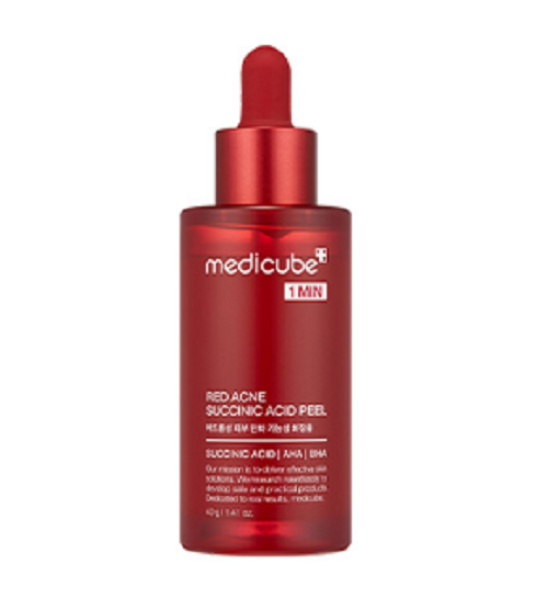 Medicube Red Acne Succinic Acid Peel 40g+ Red Succinic Acid Serum 30g ...