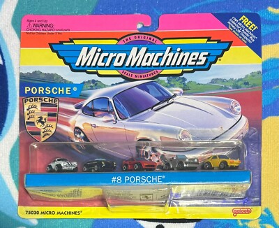 1994 Micro Machines #8 Porsche Galoob Toys Sealed Vintage 5 Pack Lot ...