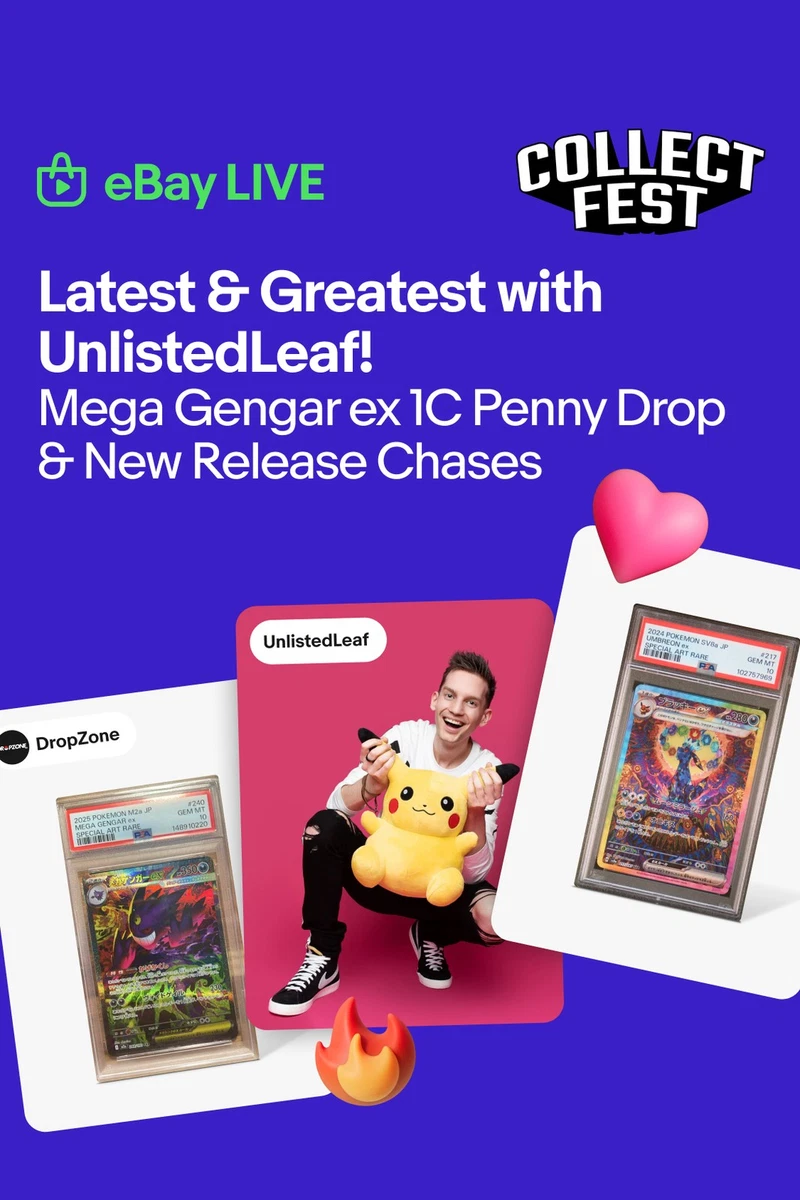 Latest & Greatest with UnlistedLeaf! Mega Gengar ex Penny Drop & New ...