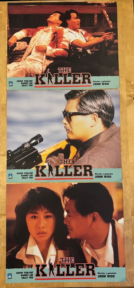 The Killer 1989 10 Spanish Lobby Cards John Woo Chow Yun-Fat Danny Lee ...