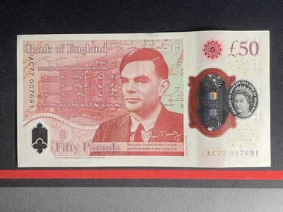007 James Bond - £50 Plastic Polymer Fifty Pound Note AC Prefix 007 ...