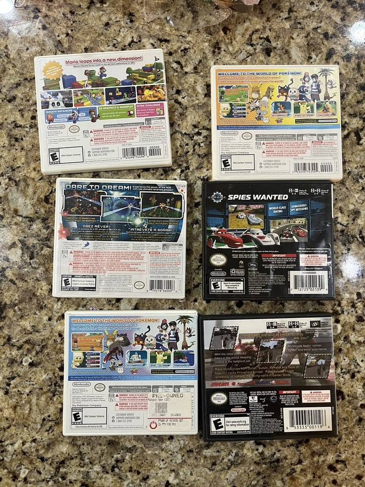 Nintendo 2DS Lot Of 2- Console Bundle w/ Charger + 8 Games | eBay