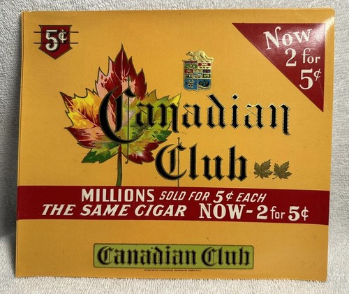 Cigar Box Labels Lot of 8 Old Canadian Club - 5 cents Free Shipping | eBay