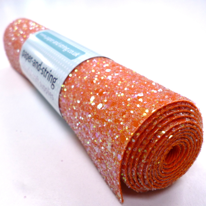 CHUNKY Glitter Material / Fabric MINI ROLL sew, glue or die cut pefect ...