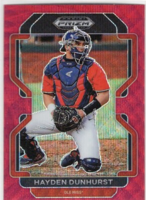 2022 Panini Prizm Draft Picks Red Wave #PDP175 Hayden Dunhurst | eBay