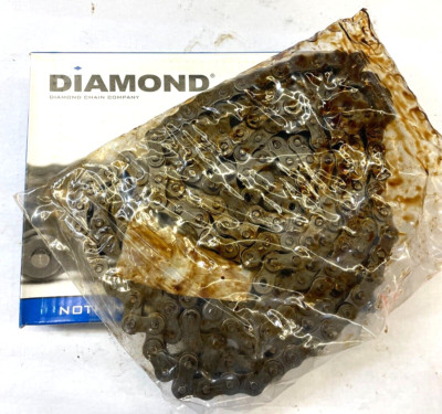 DIAMOND CHAIN CO RIVETED CHAIN X-1550-010 RIV 50 5/8" PITCH 10' LENGTH ...