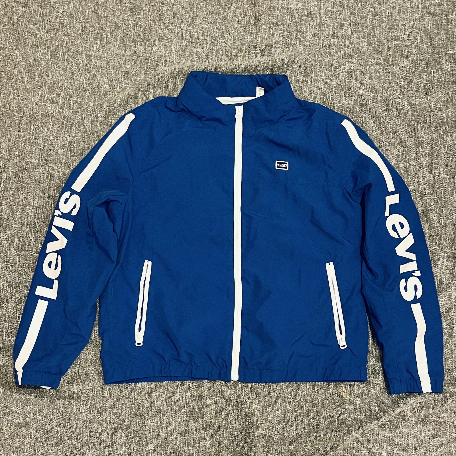 Levi’s Men’s Retro Zipper Hood Windbreaker Jacket Siz… - Gem