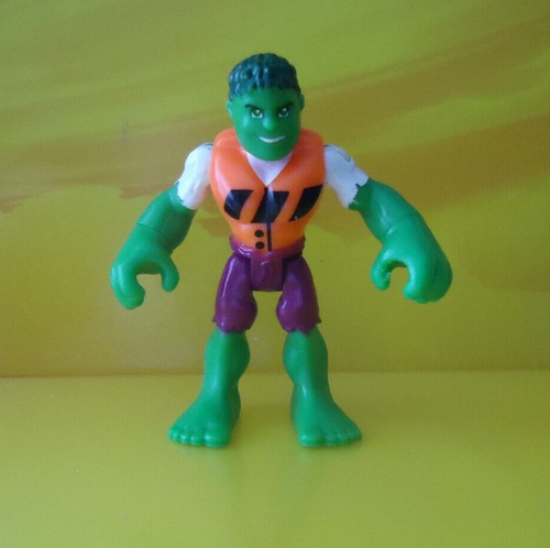 Imaginext Super hero Squad Incredible Hulk Smash in Hi Vis Vest 3 ...