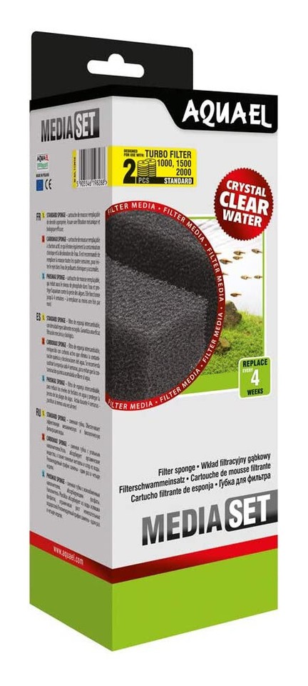 Aquael Internal Turbo Filter 500 1000 1500 2000 Aquarium Fish Tank ...