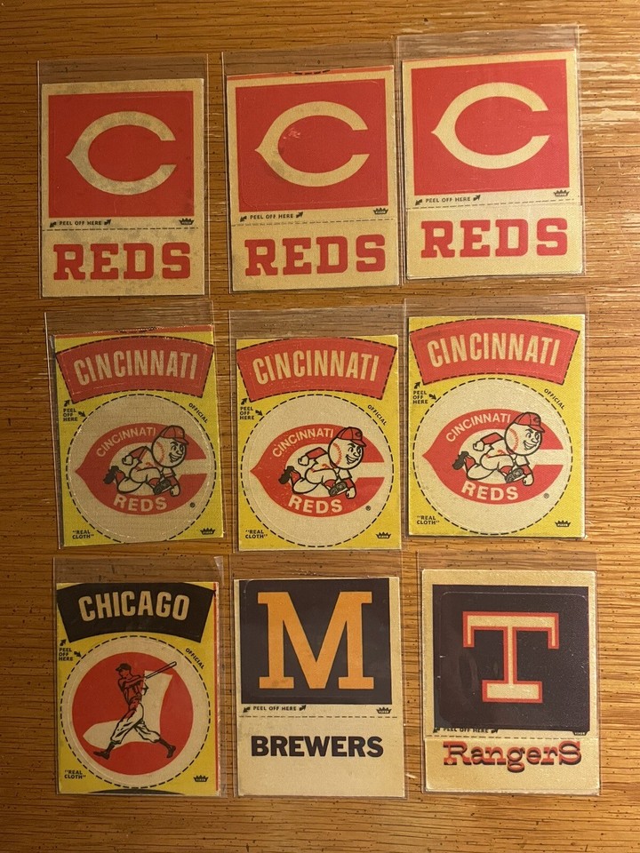 1968-1972 Fleer Baseball Cloth Stickers Lot of (50) | eBay