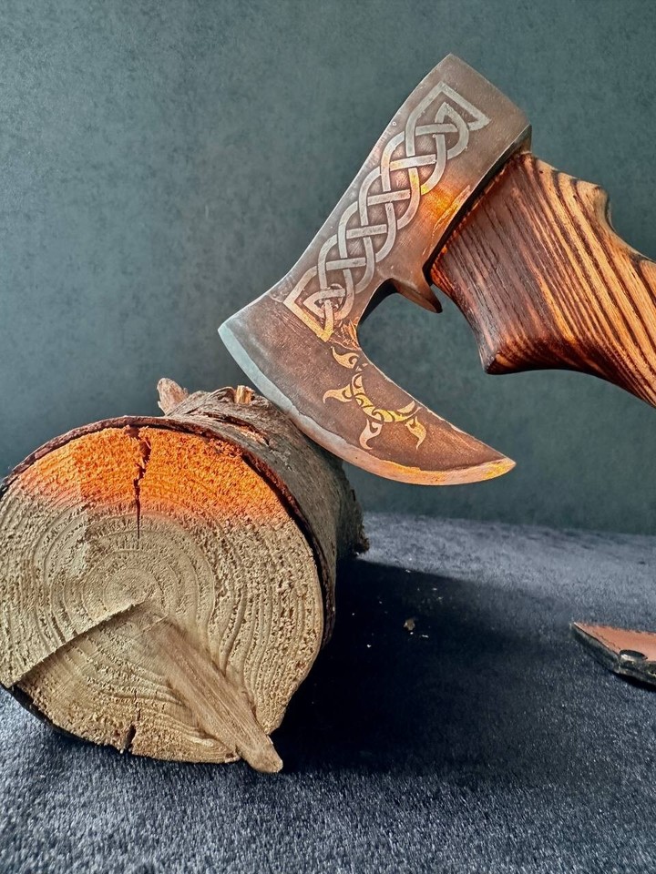 Exclusive Wood Carving Axe Hand Carpentry Engraved Axe High Quality ...