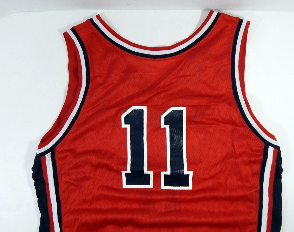 Team USA Basketball #11 Game Issued Red Jersey 48+4 DP20296 | eBay ...