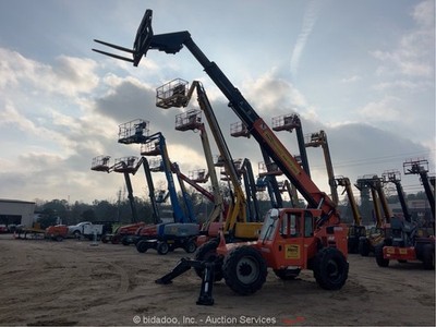2018 JLG 10054 54' 10,000 lbs Telescopic Reach Forklift Cab Telehandler ...