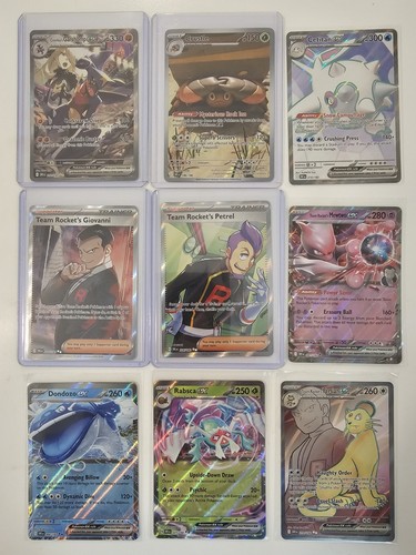 Pokemon Cards Destined Rivals Lot Of 9 Cards: Cynthia's Garchomp 232 n ...
