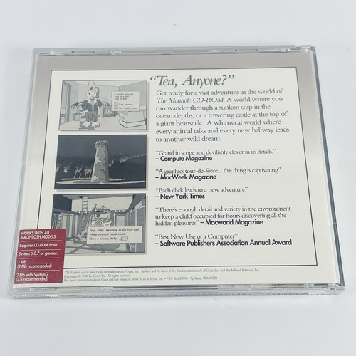 The Manhole CD ROM by Cyan 1992 for Apple Macintosh 7 Game Software | eBay