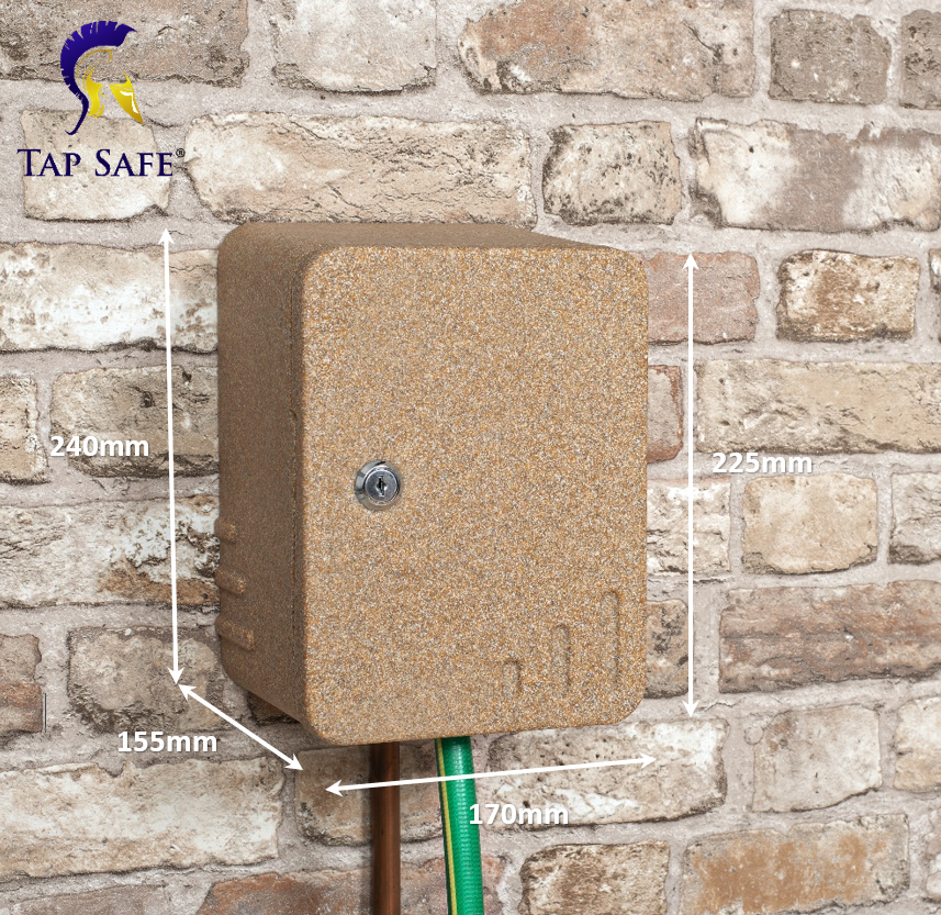 Tap Safe - Protective Lockable Outside Tap Cover Sandstone | eBay UK