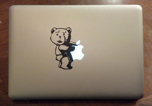 Ted Vinyl Sticker Decal Macbook Pro bumper car window laptop funny USA ...