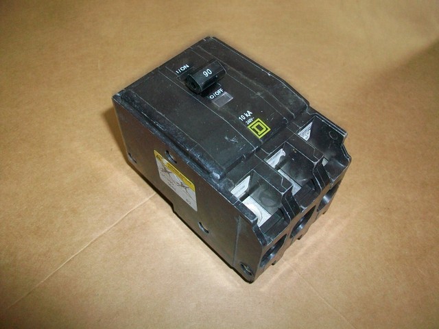 Square D QO390 Miniature Circuit Breaker - 90 A, 3 Pole, 120/240 VAC ...