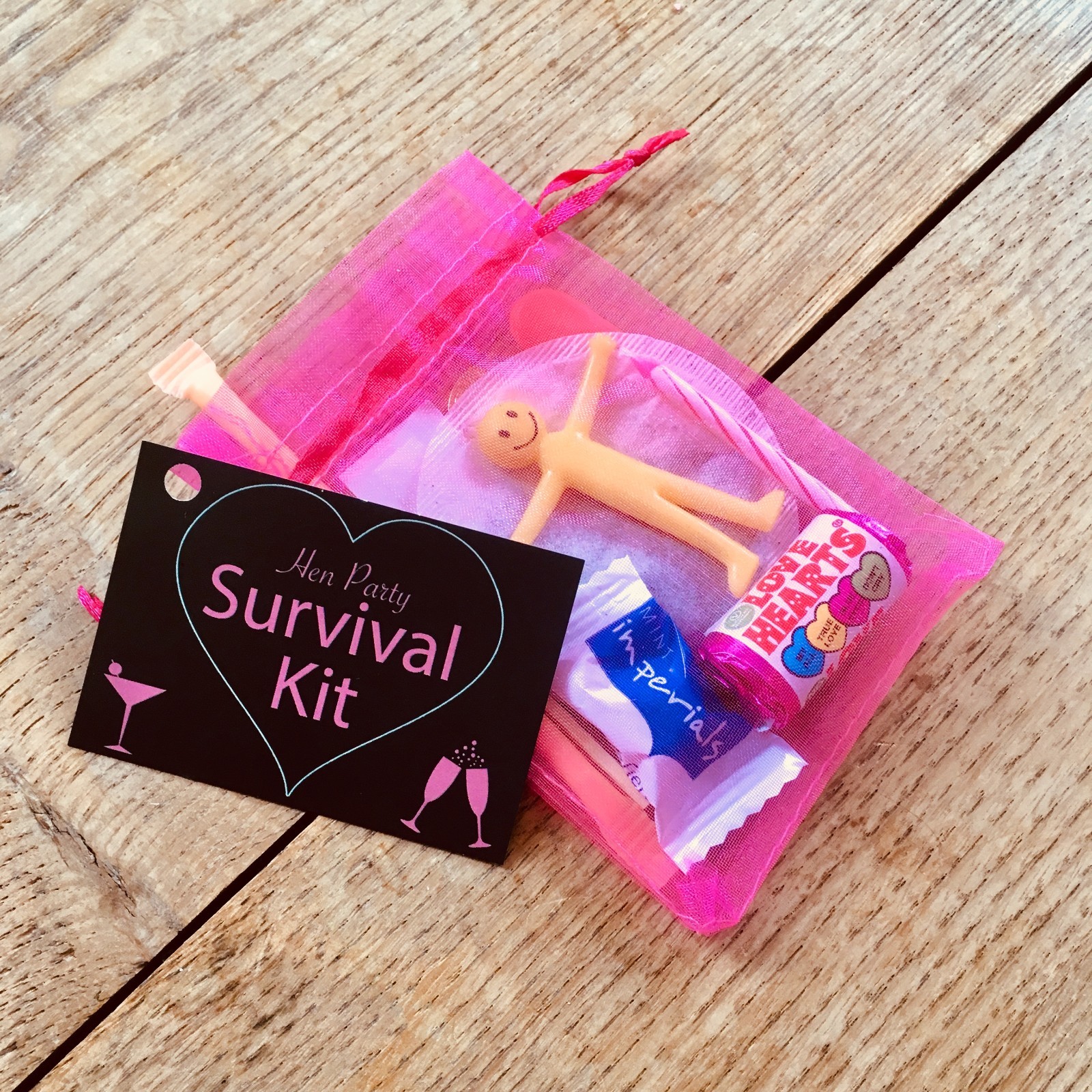 HEN PARTY SURVIVAL KIT - Hen Party Bridesmaid Birthday Bride Favour ...