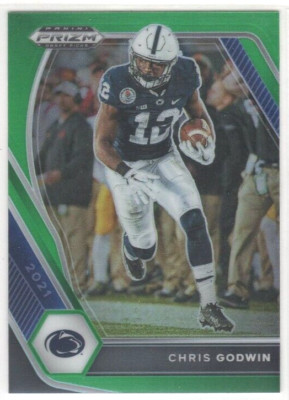 2021 Panini Prizm Draft Picks CHRIS GODWIN Green parallel card #65 | eBay