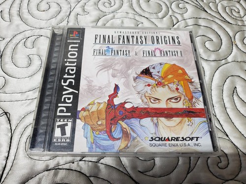 Final Fantasy Origins Sony PlayStation 1 Complete Black Label PS1 PSX ...