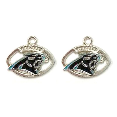Panthers NFL Metal Charms painted Logo, NFL Football for earrings or ...