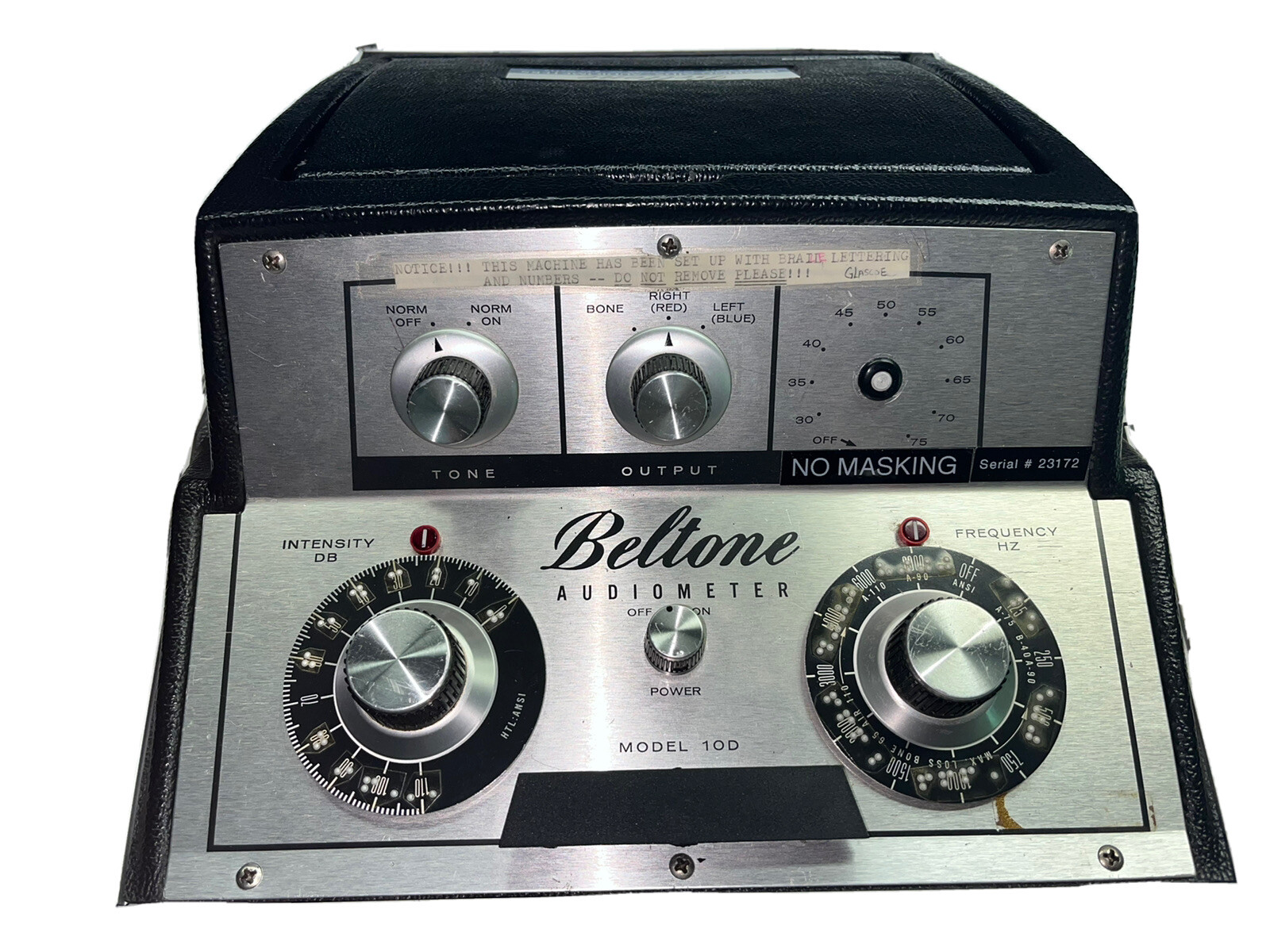 Beltone Hearing Aids Audiometer 120 Volts 50-60 Cycles With case | eBay