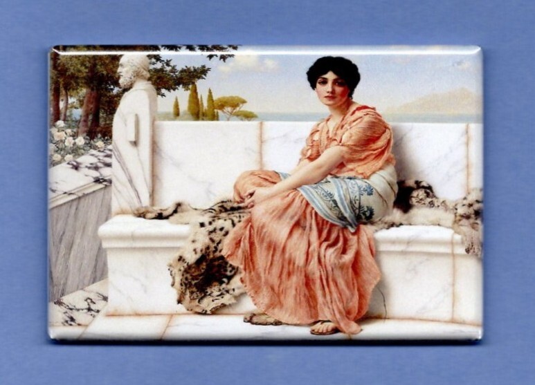 JOHN WILLIAM GODWARD *2X3 FRIDGE MAGNET* ARTIST PAINTING MODERN DAYS OF ...