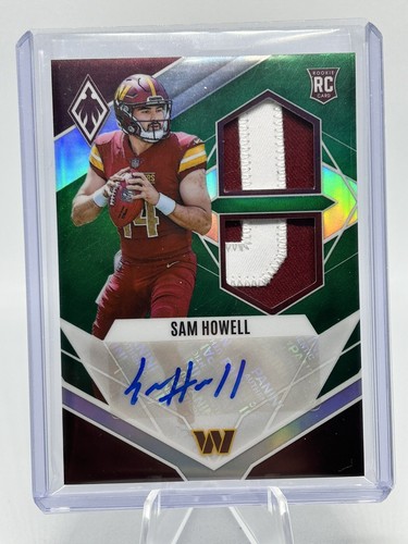 2022 Phoenix Sam Howell RPA RAD-SH Green /10 Commanders | eBay