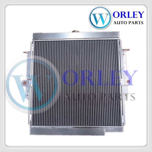 Aluminum Radiator Landcruiser HZJ75 75 Series 1HZ Red Silicone Hose for ...