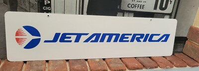 Jet America aluminum display sign 6" x 24" | eBay
