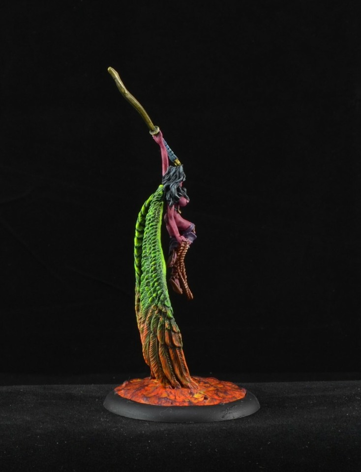 Painted Female Devil from Reaper Miniatures D&D character evil succubus ...