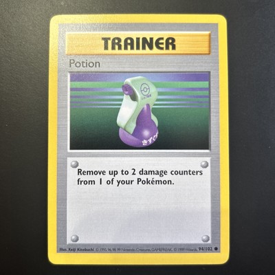 Pokemon 1999 Potion Trainer 94/102 Base Set Unlimited Common Mint | eBay