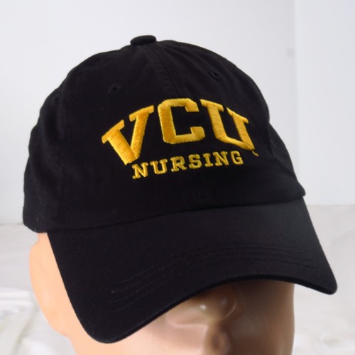 VCU Rams Nursing Black Gold Strapback Hat Cap ML Caps Virginia ...
