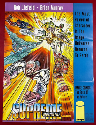 Image Comics The Face of the Future Supreme Heavy Mettle 20x26 Promo ...