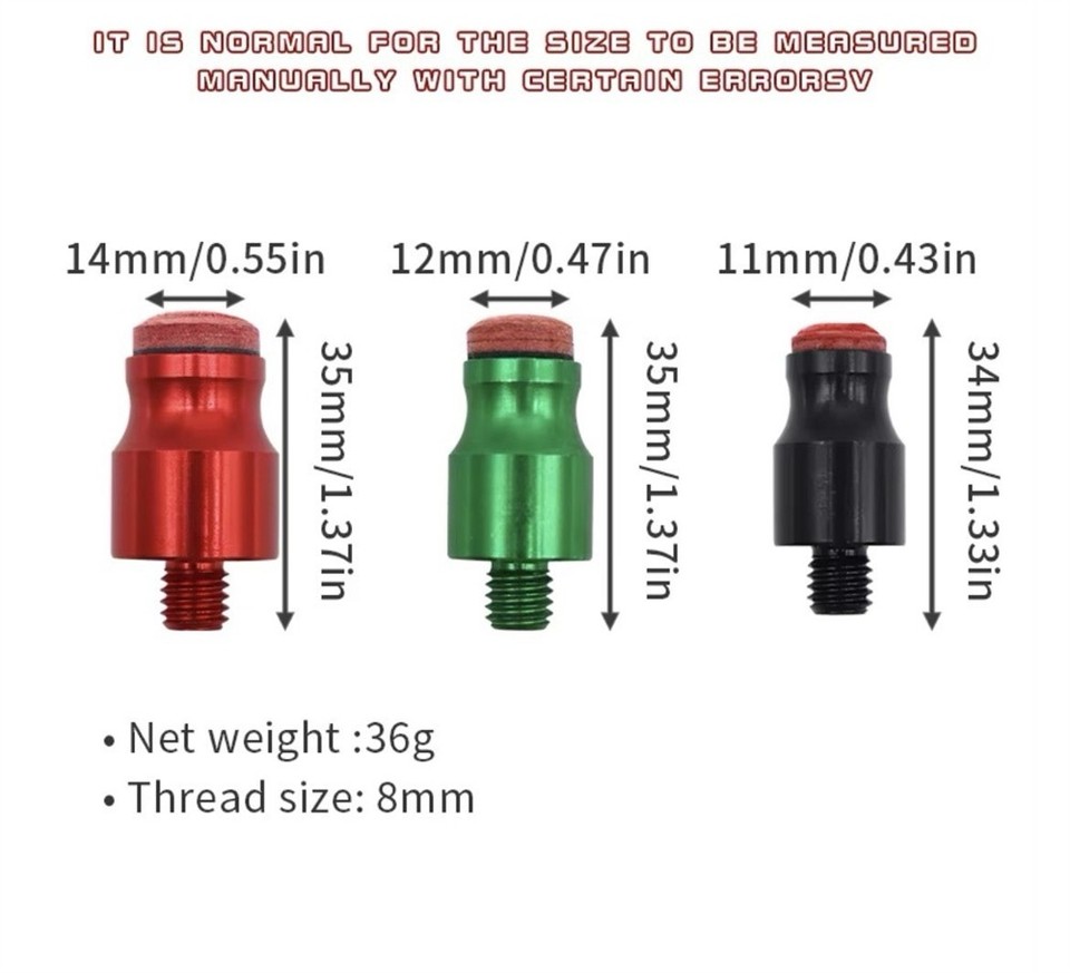 Paintless Dent Repair Knockdown M8 Hammer Head Tips Hail (3 Pack) | eBay UK