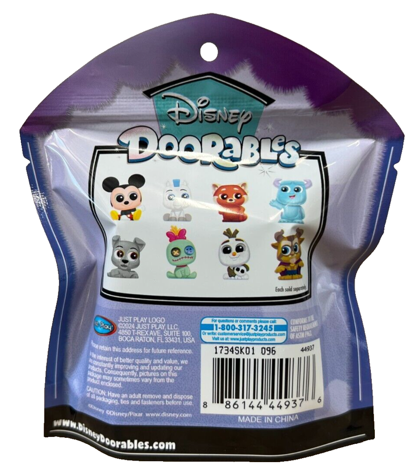 FUZZIFIED DISNEY DOORABLES FLOCKED SERIES 1 BRAND NEW SEALED BOX [24 ...