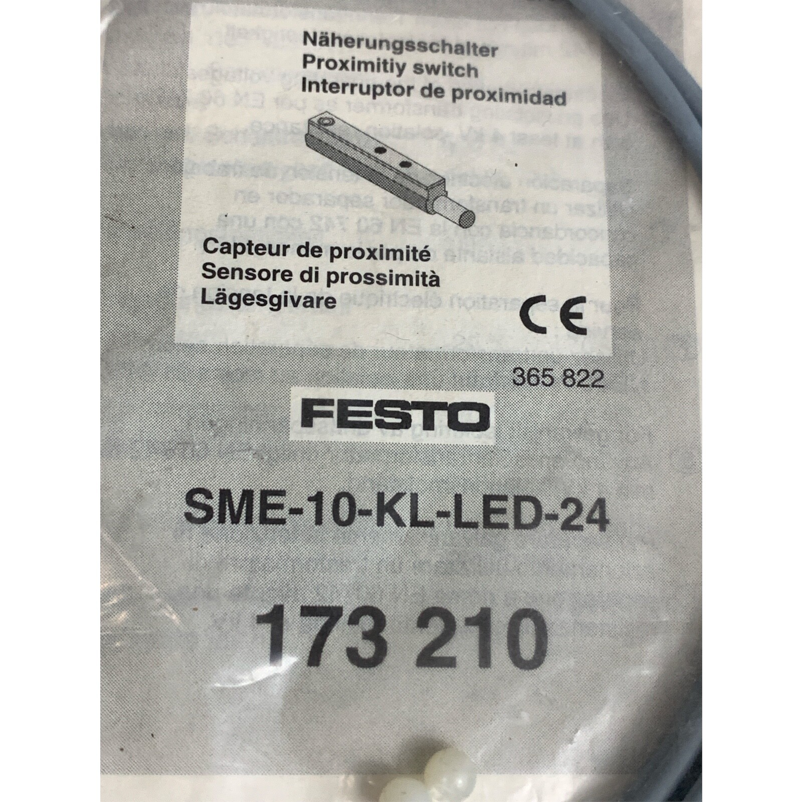 FESTO SME-10-KL-LED-24 Nährungsschalter 173210 | eBay.de