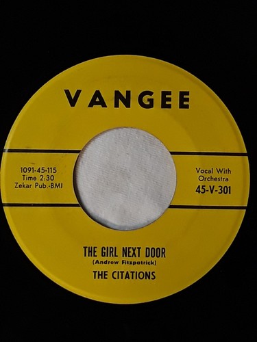 THE CITATIONS The Girl Next Door VANGEE 301 M- | eBay